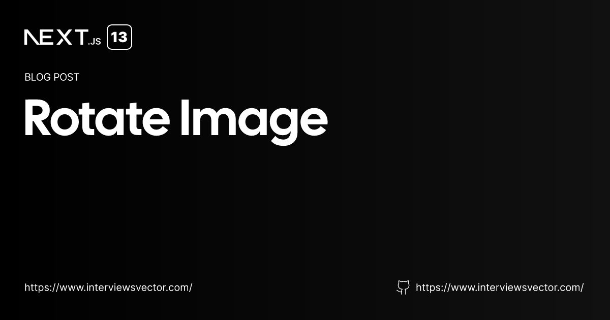 Rotate Image | Interviews Vector